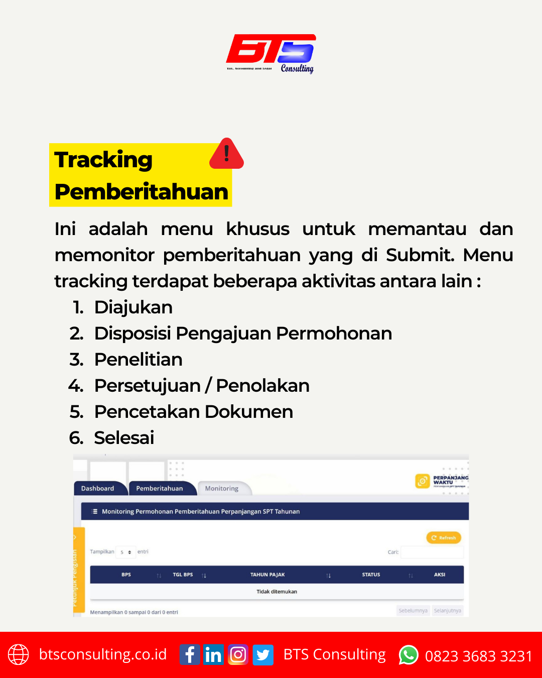 BISA SECARA ONLINE ! PEMBERITAHUAN PERPANJANGAN PELAPORAN SPT – Berkah Tangguh Sinergi – BTS ...